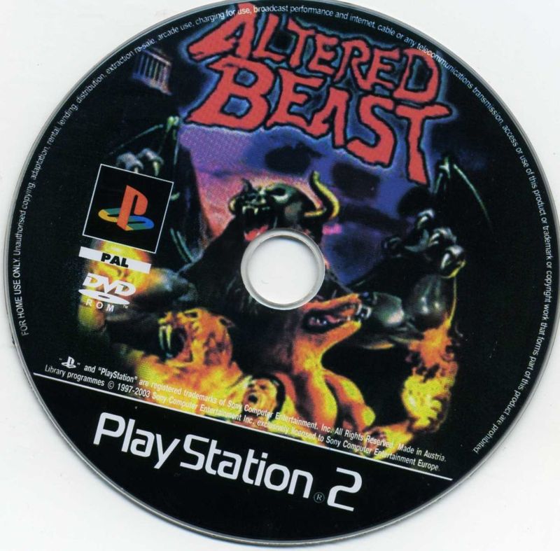 Перевод игры Project Altered Beast (RUS-02950) (NoRG) для PlayStation 2 ...